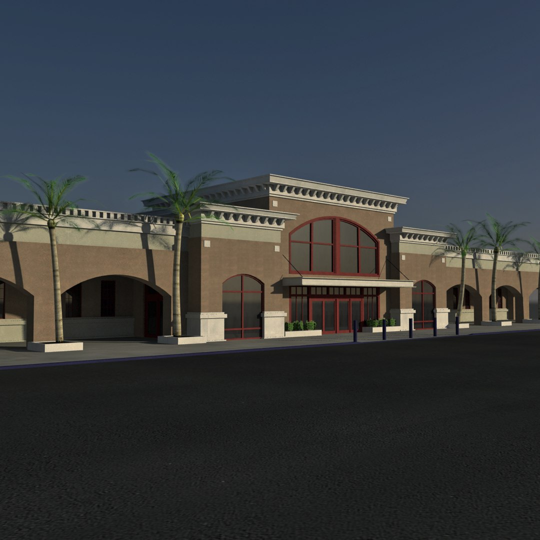 - Supermarket 2 Modern 3d Max