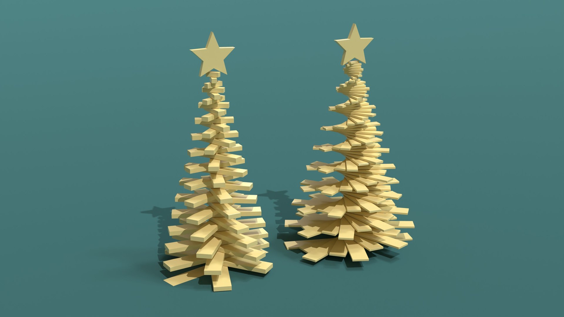 Kitbash Christmas Trees 3D - TurboSquid 2137030