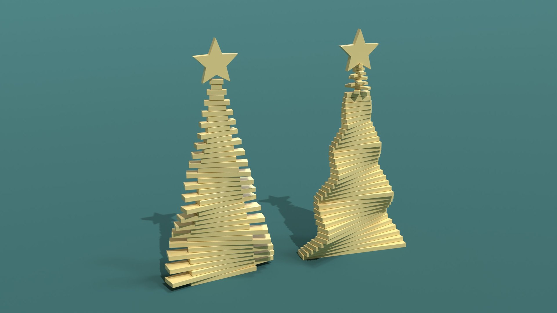 Kitbash Christmas Trees 3D - TurboSquid 2137030