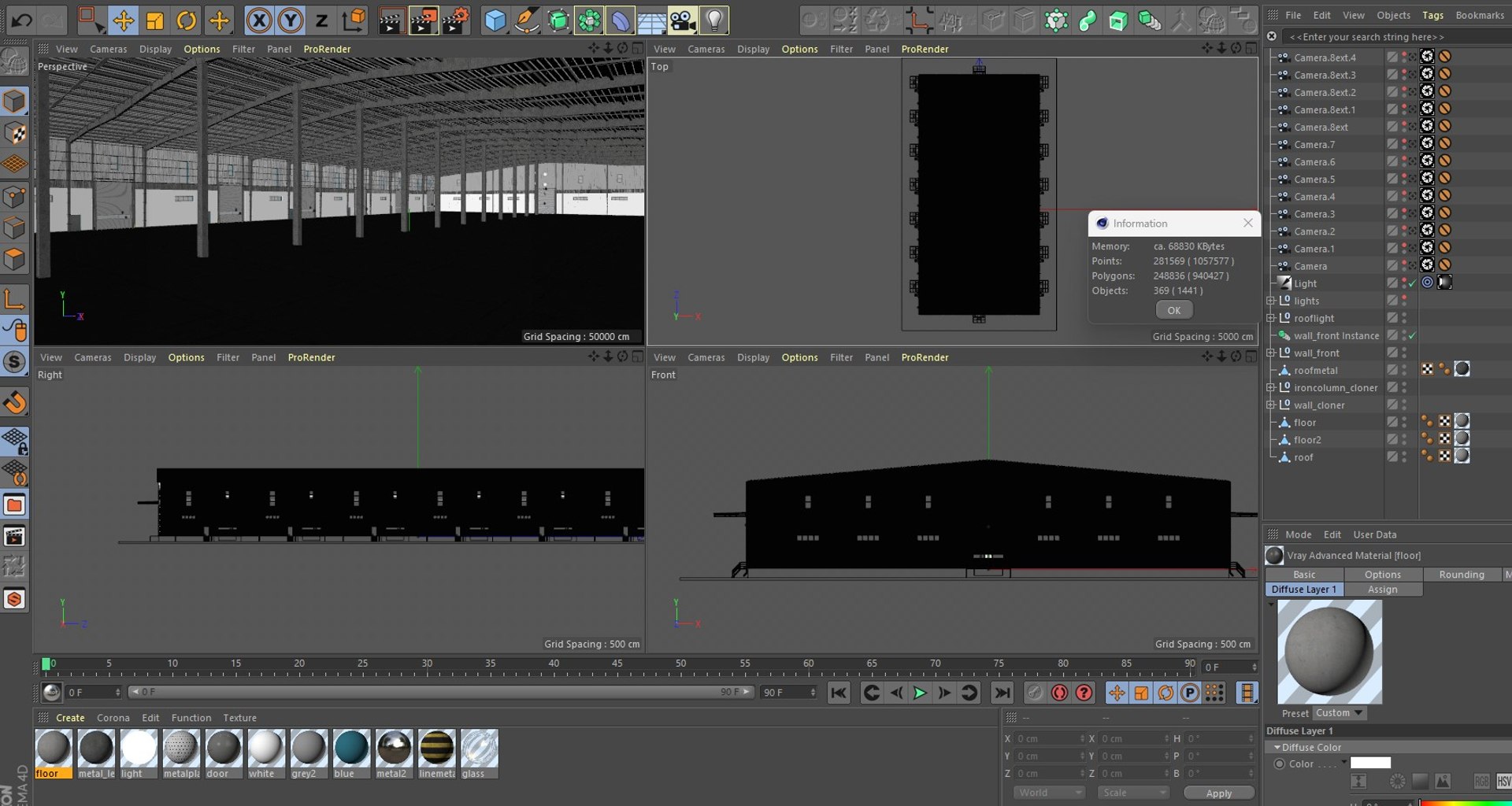 3D Warehouse 9 interior and exterior model - TurboSquid 2072257