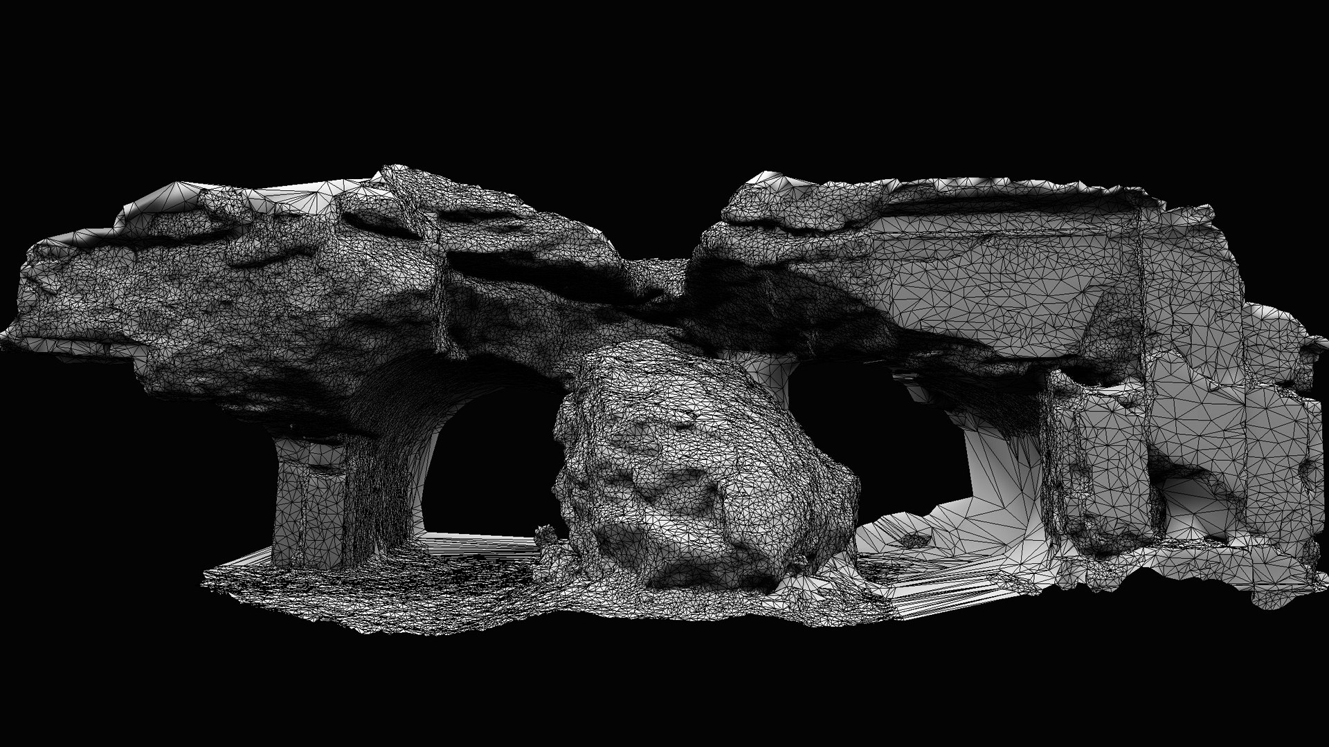 3D Destroyed Ww2 Bunker Front Wall Concrete Part2 Photogrammetry ...