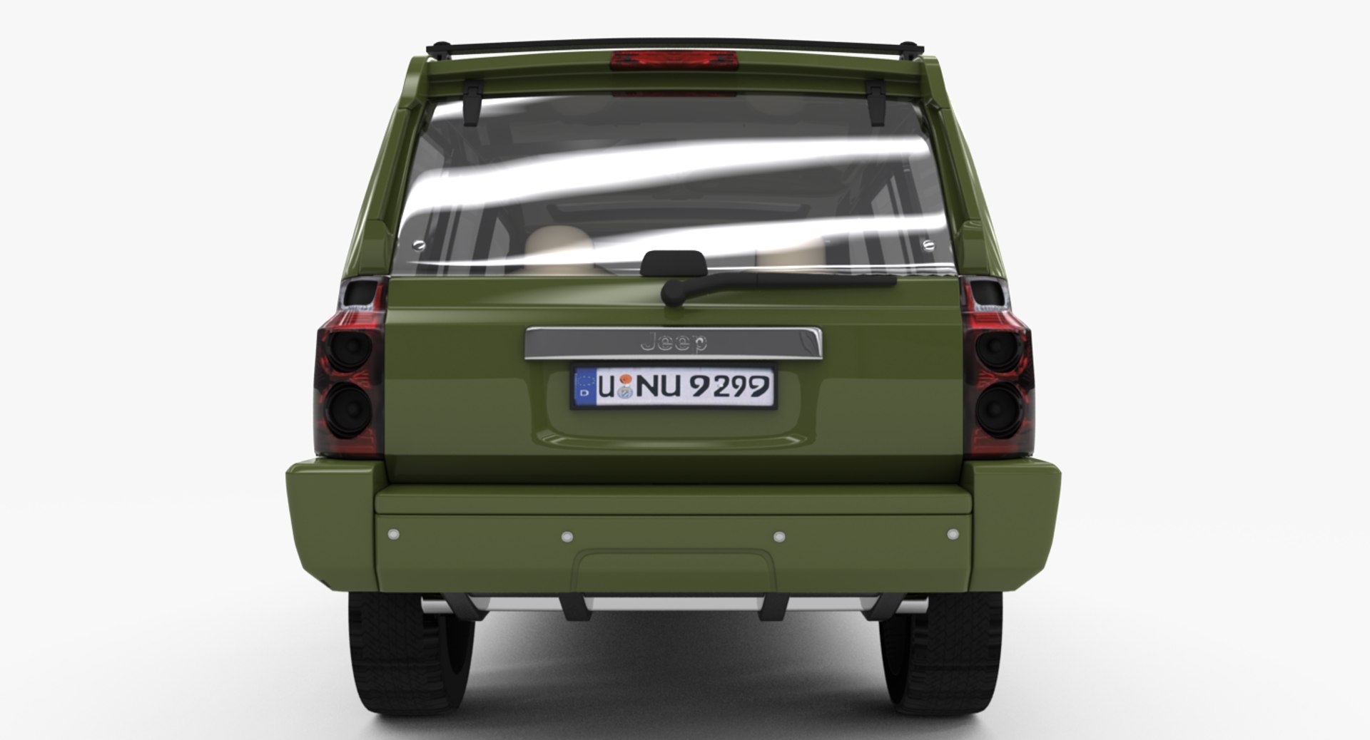 3D Jeep Commander - TurboSquid 1330110