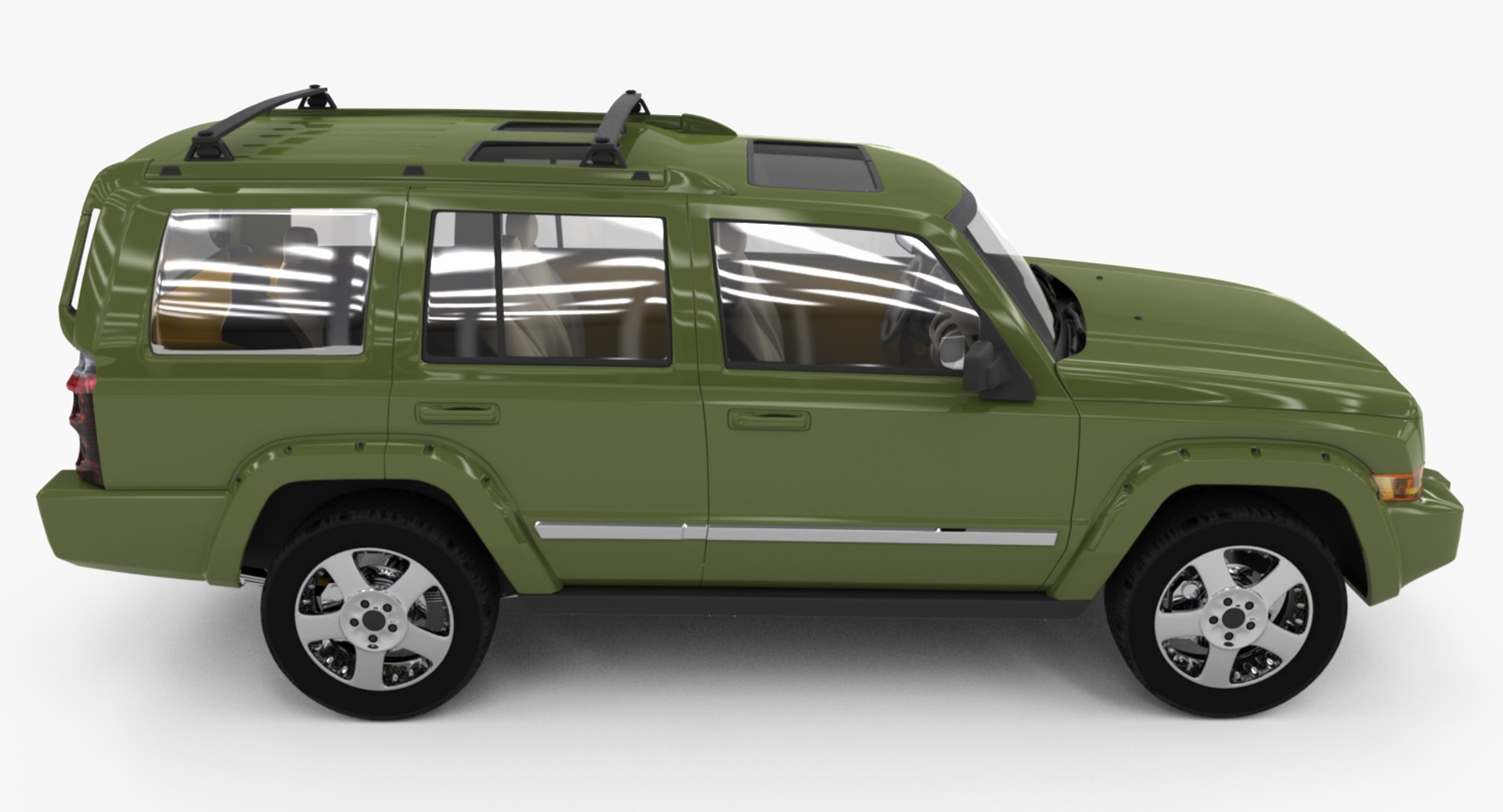 3D Jeep Commander - TurboSquid 1330110