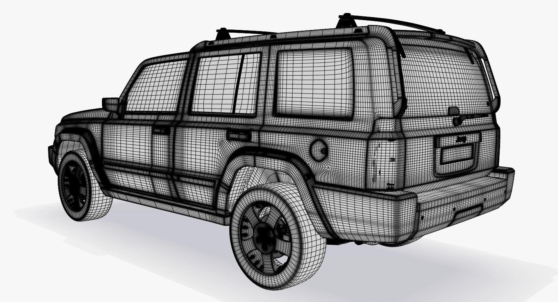 3D Jeep Commander - TurboSquid 1330110