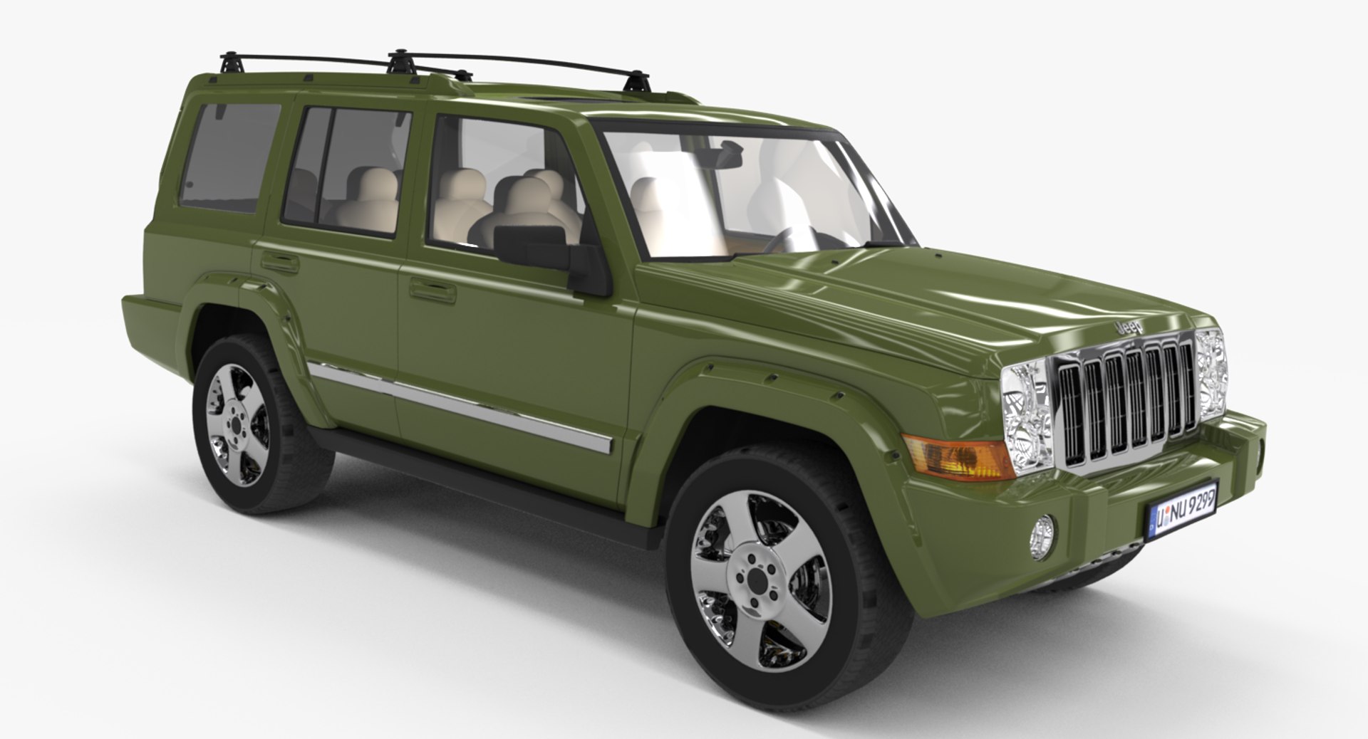 3D Jeep Commander - TurboSquid 1330110