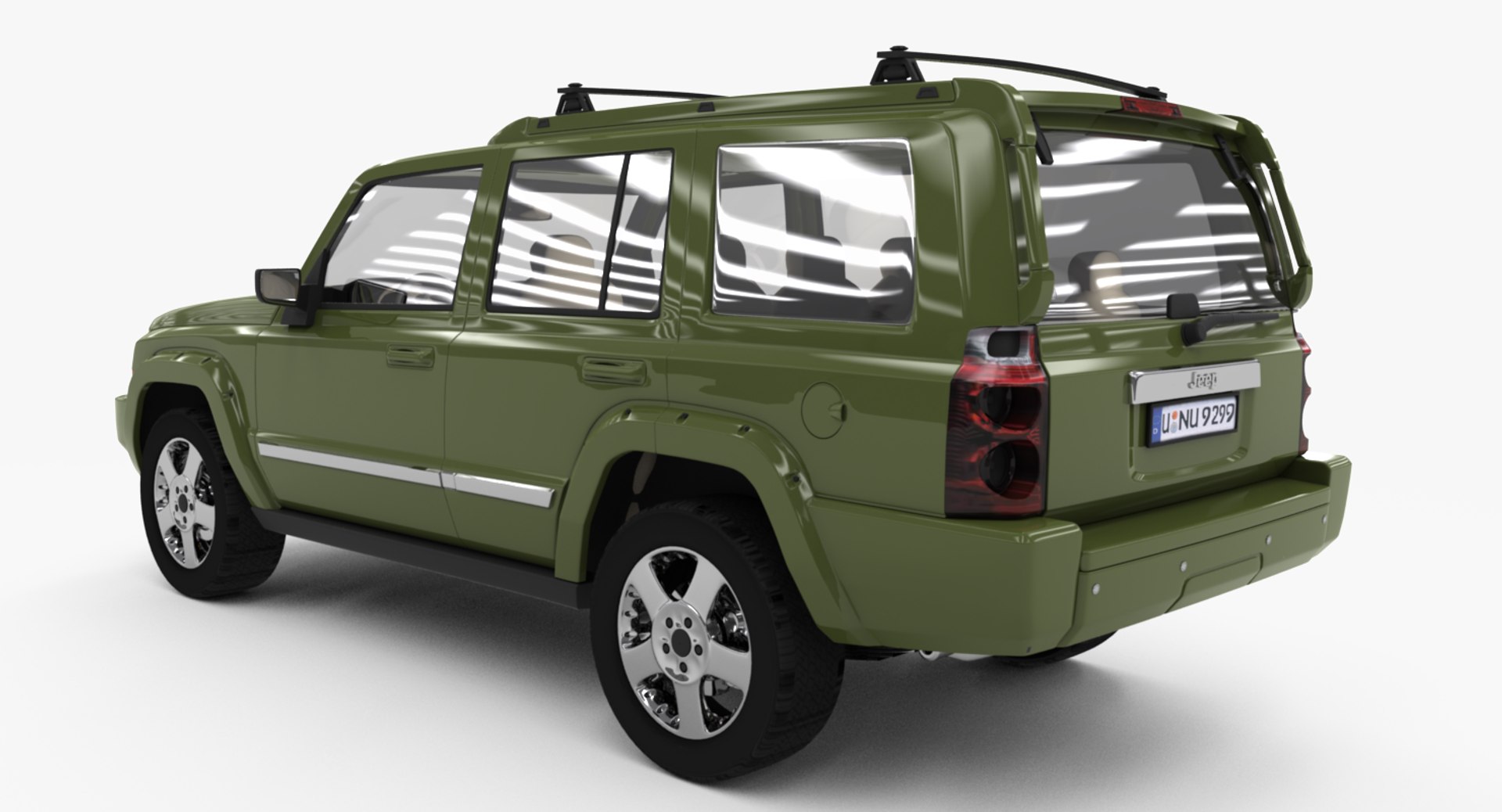 3D Jeep Commander - TurboSquid 1330110