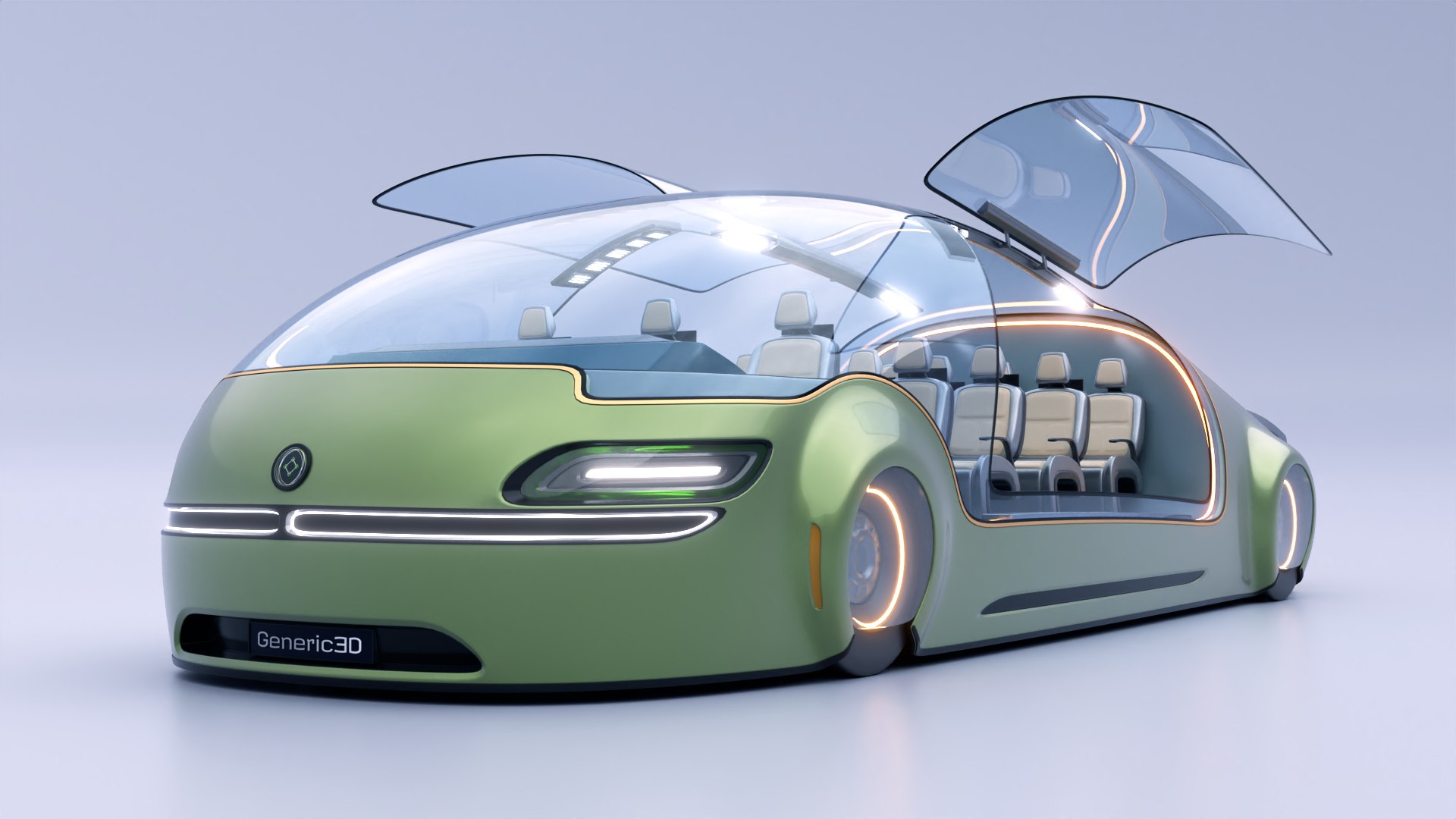 Futuristic Concept Vehicle Series 01 3D model - TurboSquid 2069005
