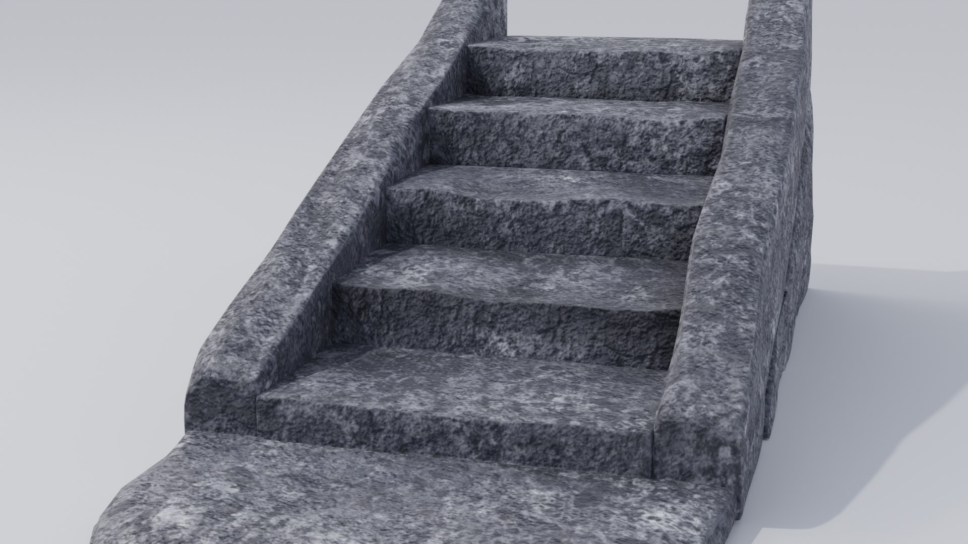 3D Stone Stair 1 - TurboSquid 1927835