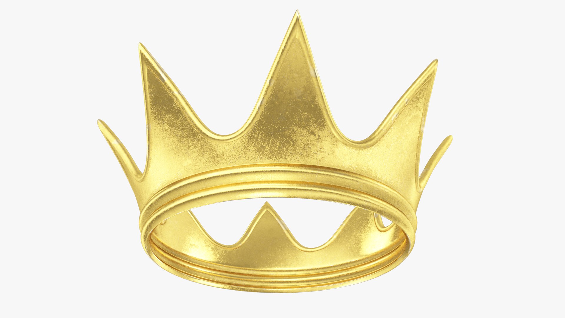 Cartoon Gold Crown 3D Model - TurboSquid 1530310