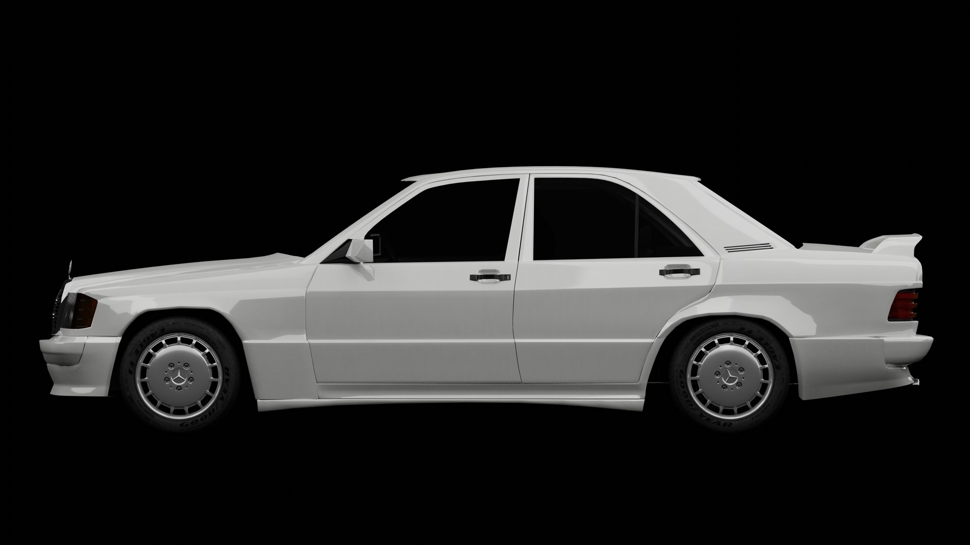 Mercedes 190e 3D Model - TurboSquid 2000063
