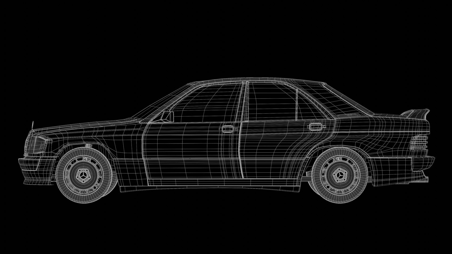 Mercedes 190e 3D Model - TurboSquid 2000063
