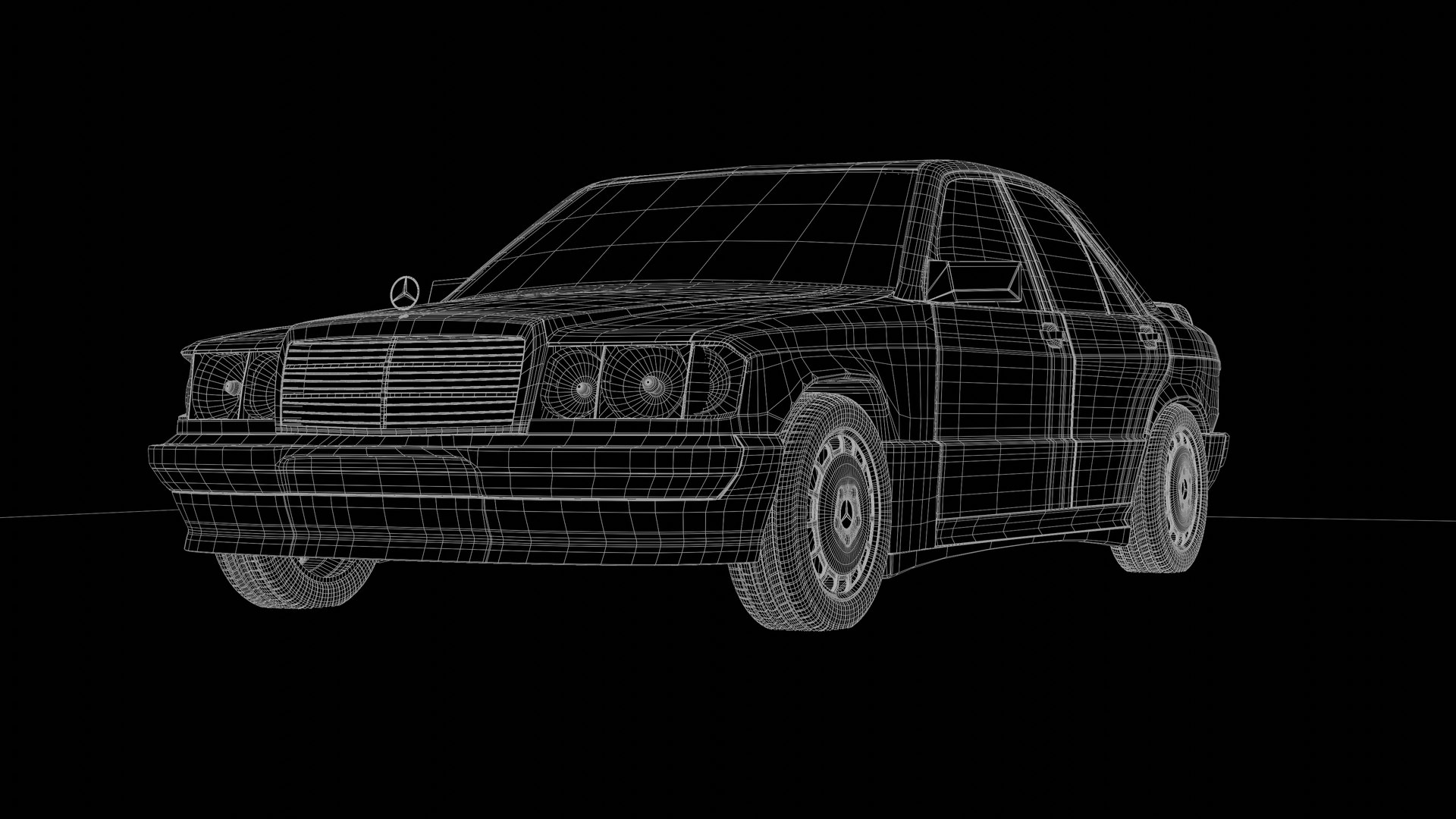 Mercedes 190e 3D Model - TurboSquid 2000063