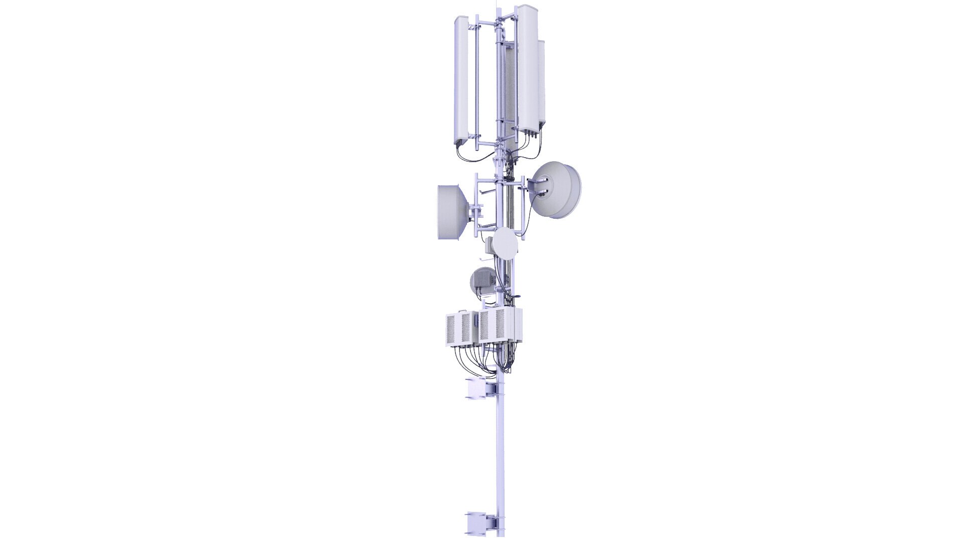 GSM Antenna 13 And Base Station Box SET 3D - TurboSquid 2399595