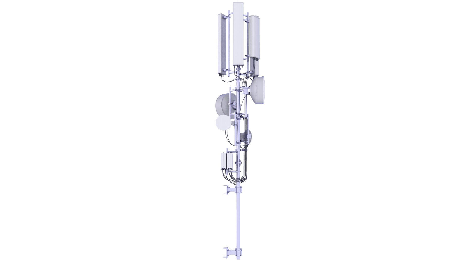 GSM Antenna 13 And Base Station Box SET 3D - TurboSquid 2399595