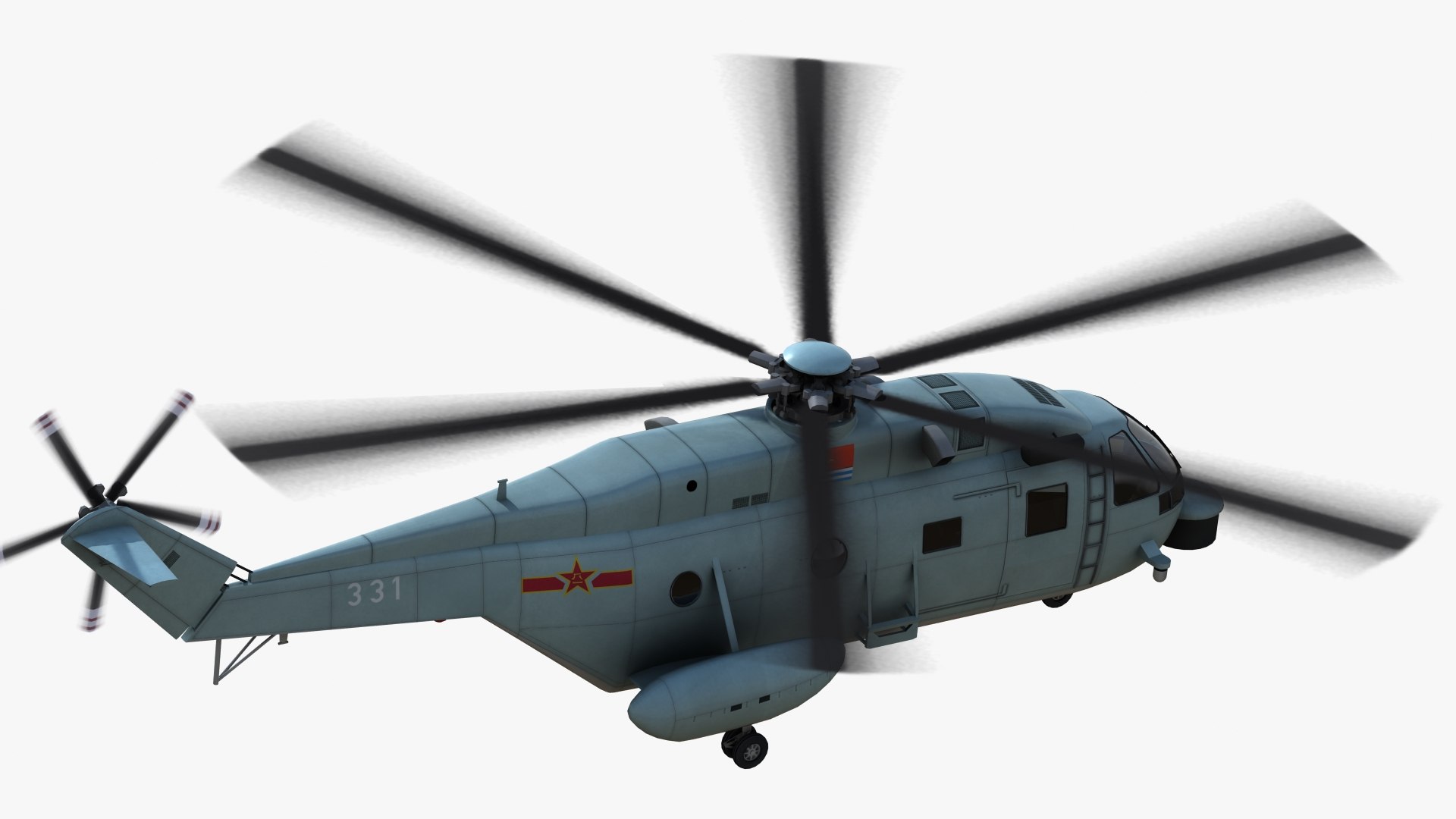 3D z-18f asw helicopter - TurboSquid 1563644