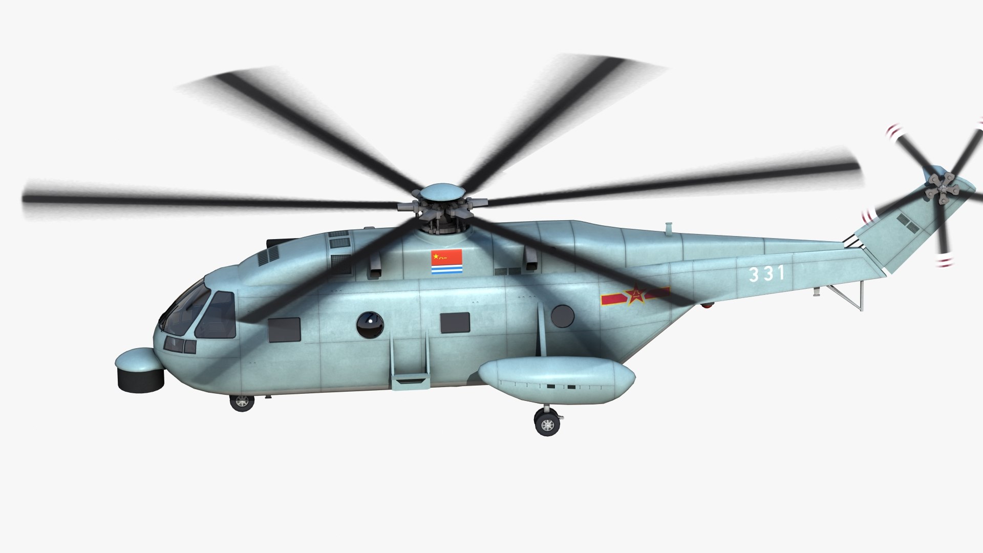 3D z-18f asw helicopter - TurboSquid 1563644