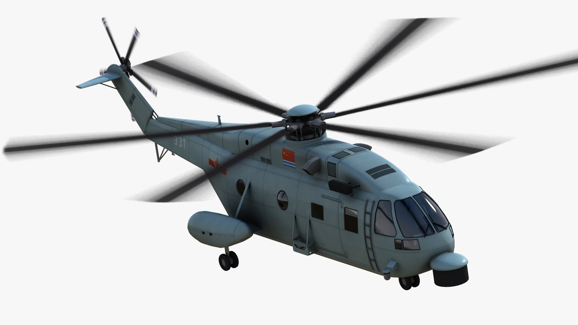 3D z-18f asw helicopter - TurboSquid 1563644