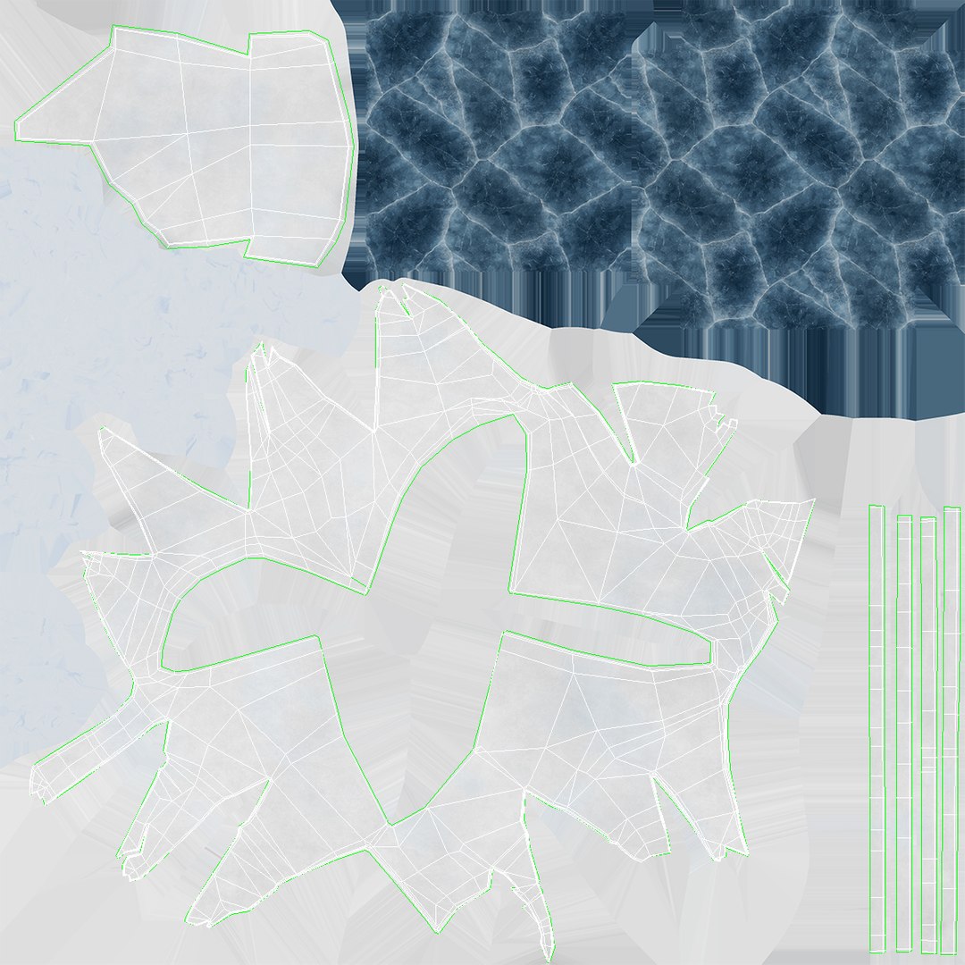 3D Ice Cracked Pose 03 - TurboSquid 1624086