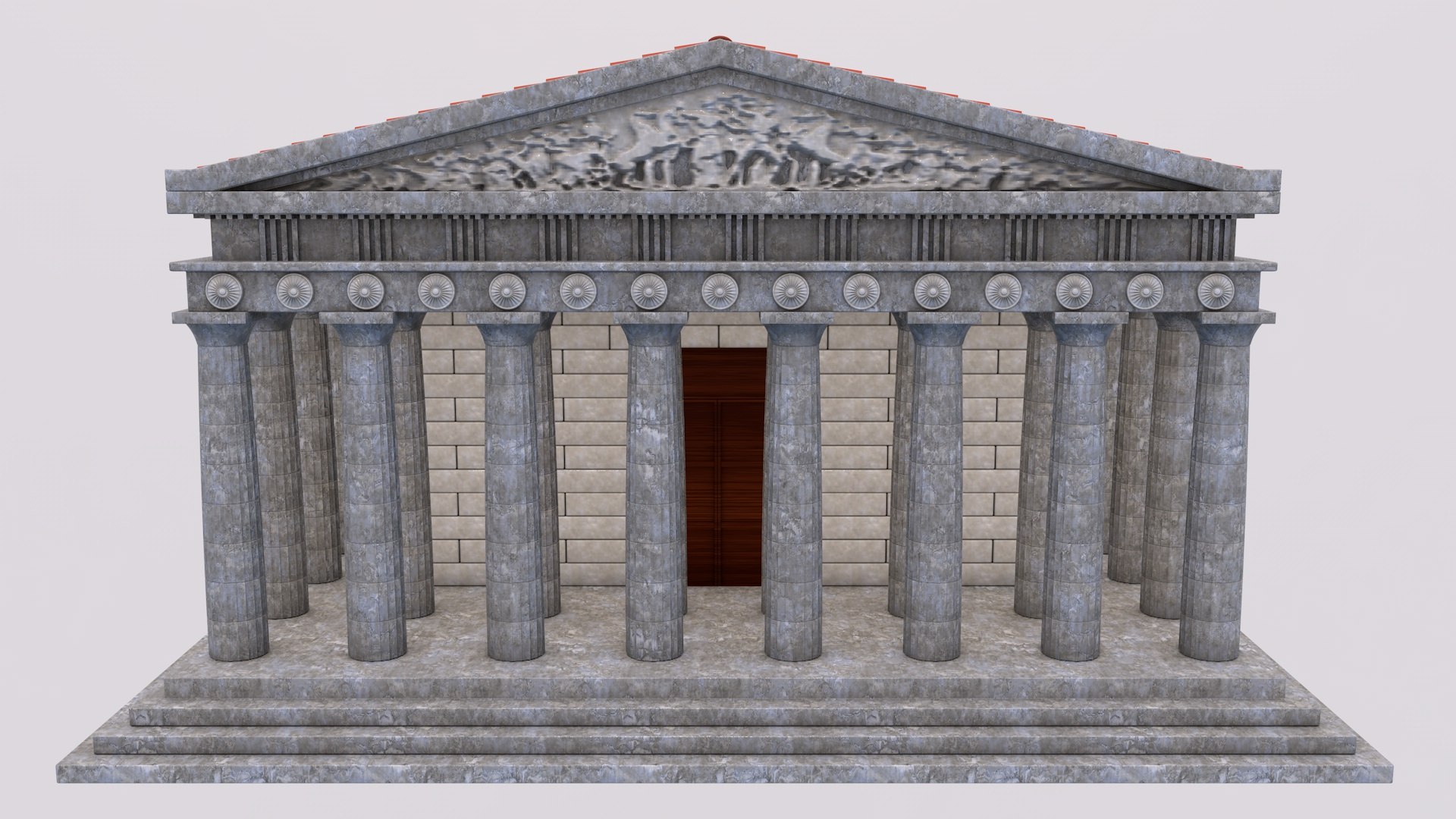 Parthenon Greek Temple Model - TurboSquid 1759204