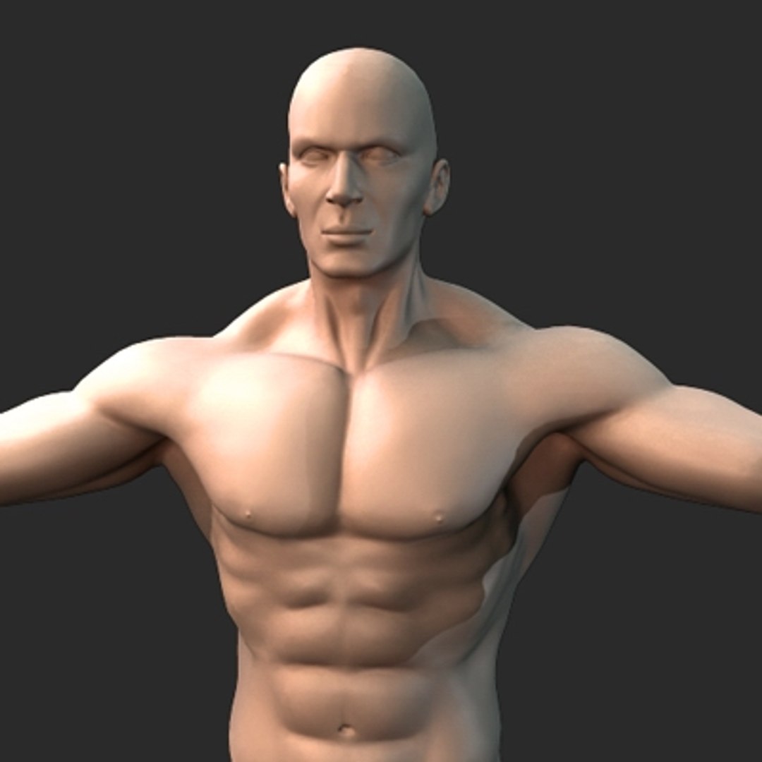 Man Rigging 3d Model