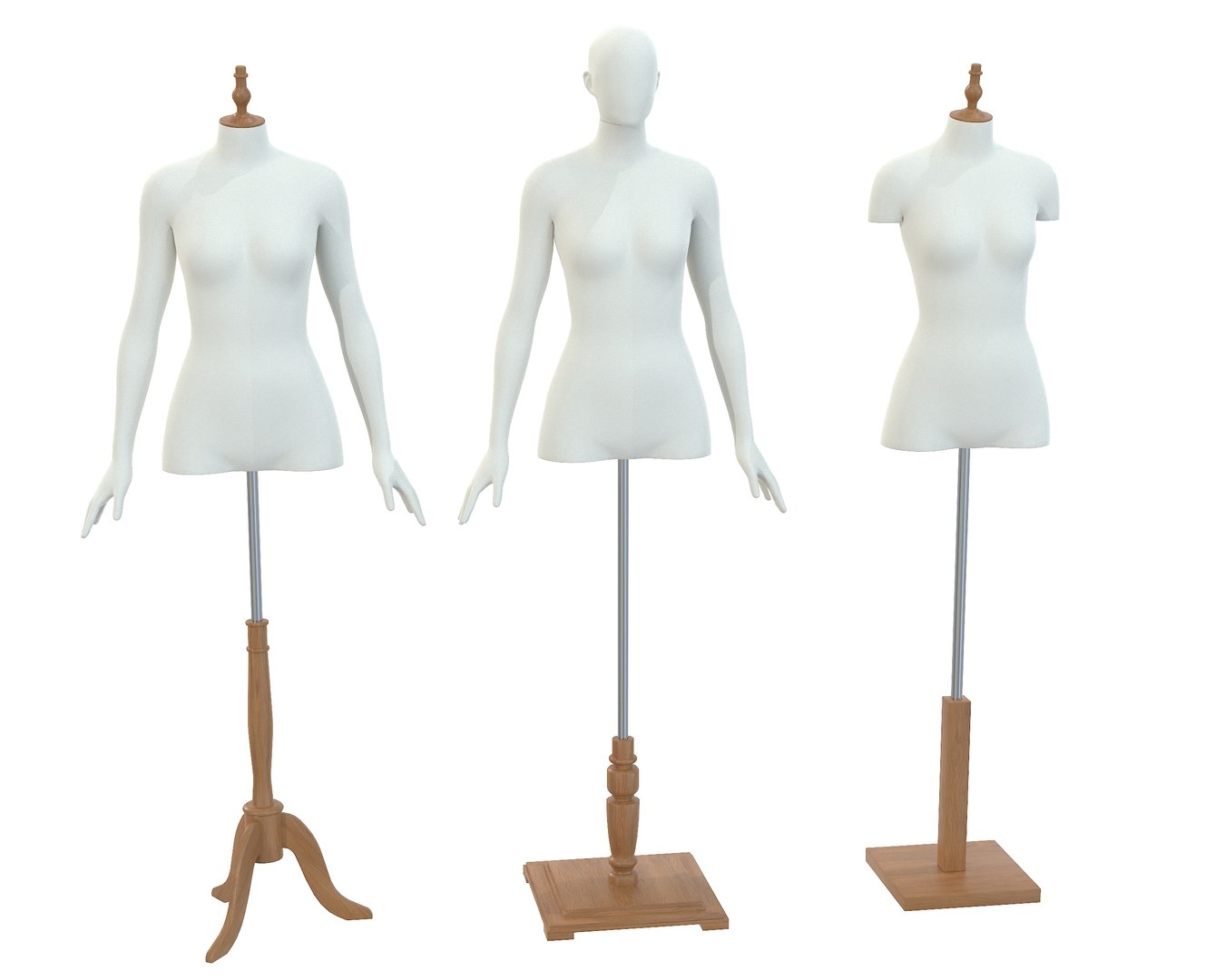 3D Mannequin Woman Cloth Model For Shop - TurboSquid 2071832