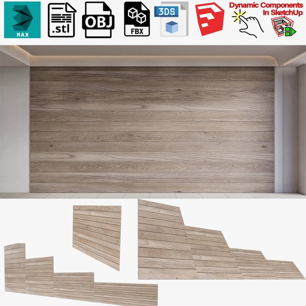 modelo 3d Transformable Wall Panel Cladding - TurboSquid 2082620