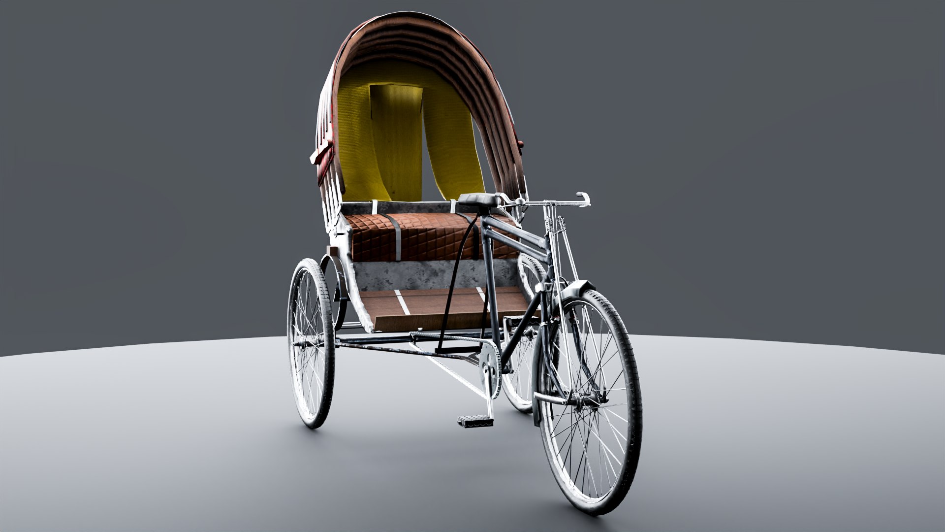3D Cycle Riksha Model - TurboSquid 2337556