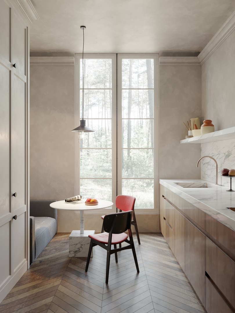 Dining room scene 3D model - TurboSquid 1952847