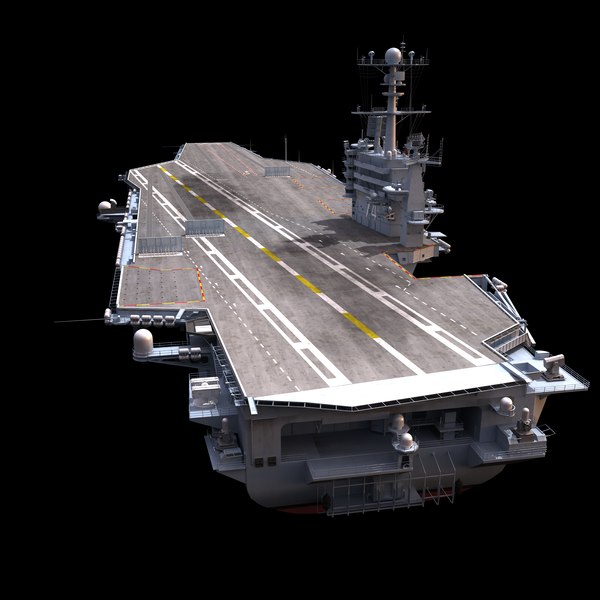 cvn 74 c aircraft carrier 3d obj