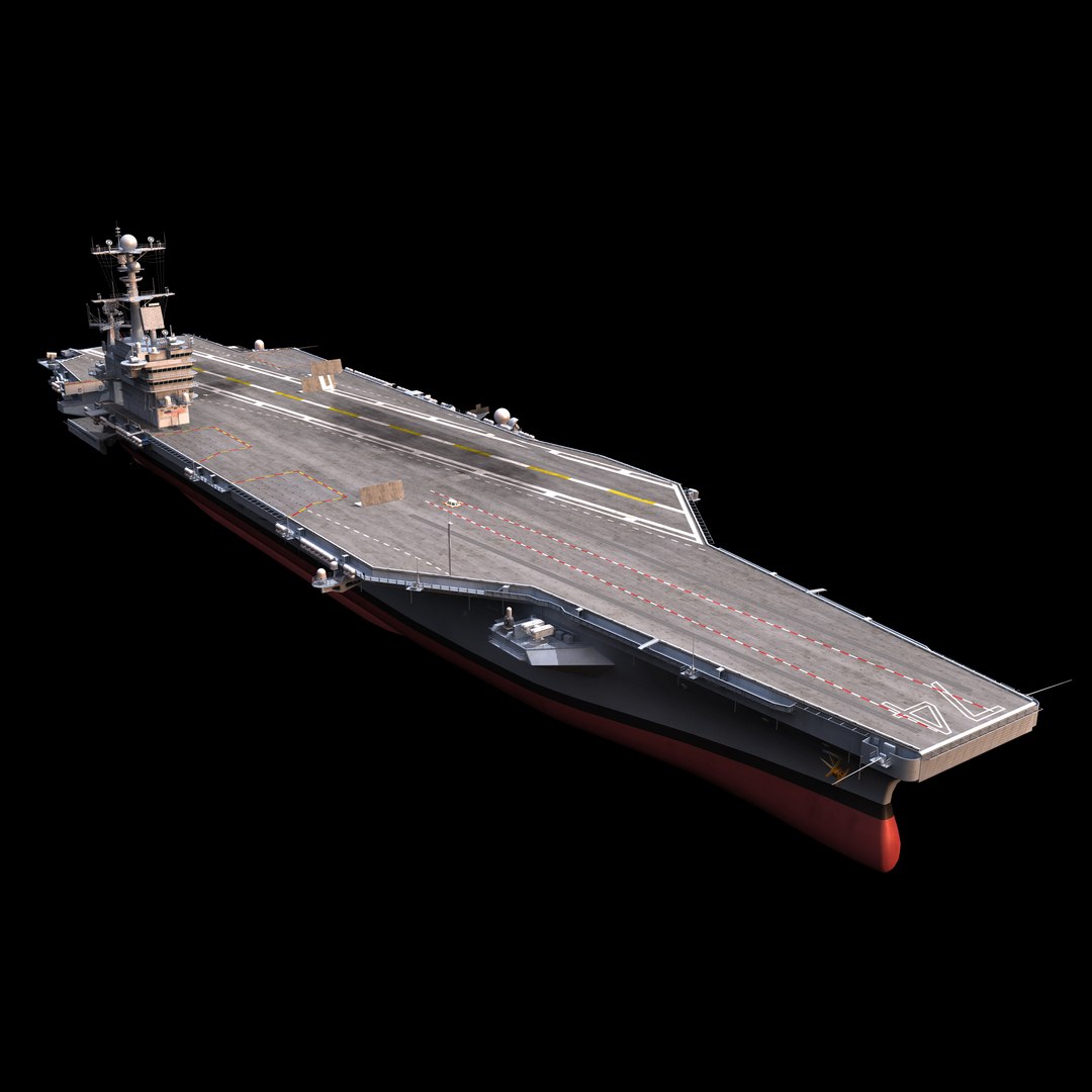 Cvn 74 C Aircraft Carrier 3d Obj