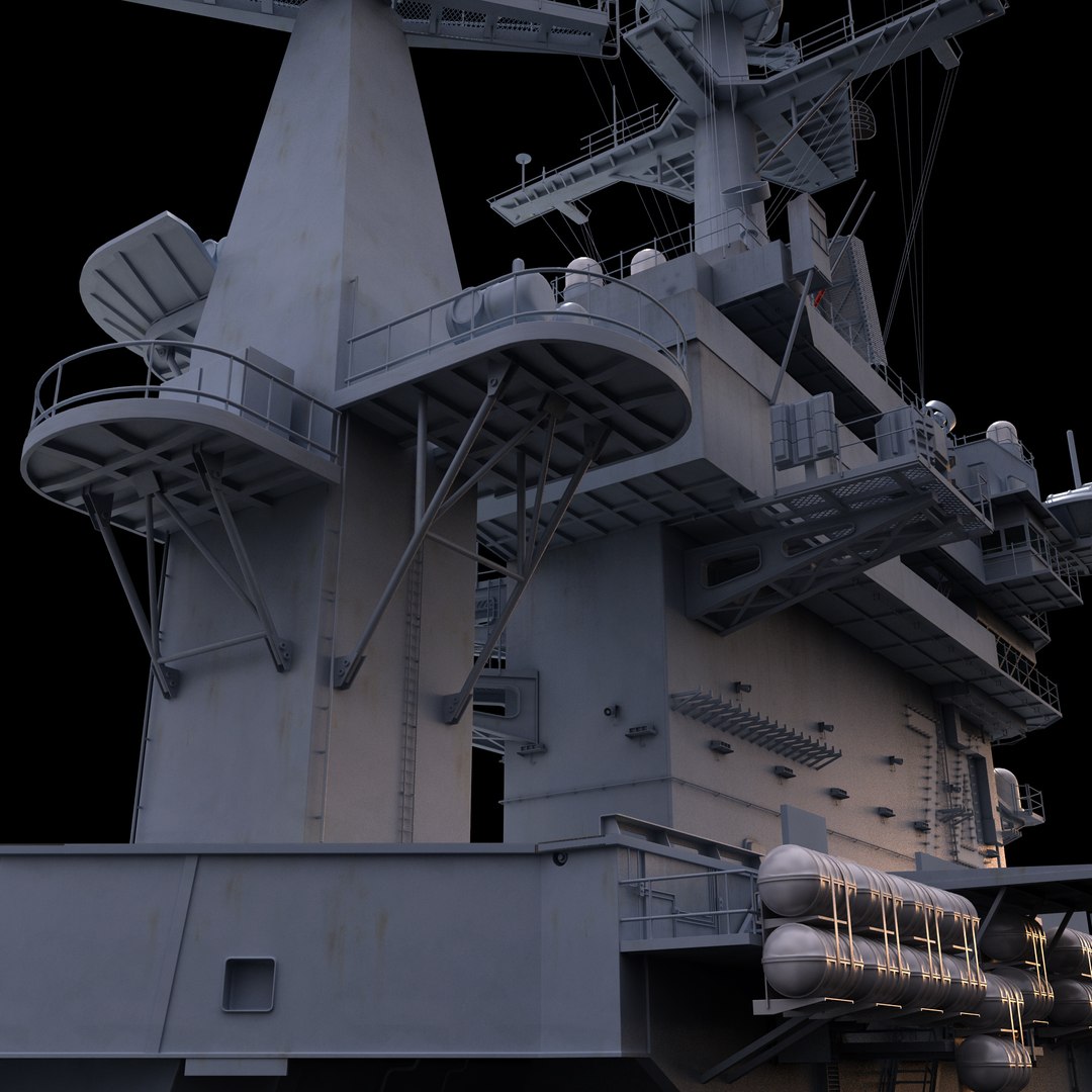 Cvn 74 C Aircraft Carrier 3d Obj