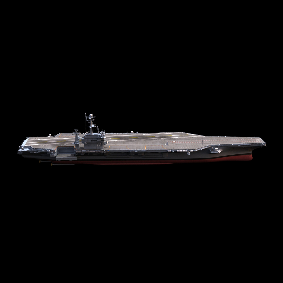 Cvn 74 C Aircraft Carrier 3d Obj