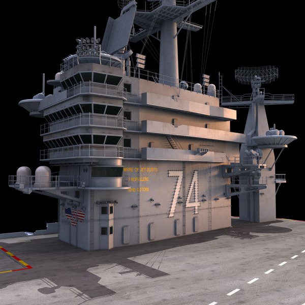 cvn 74 c aircraft carrier 3d obj