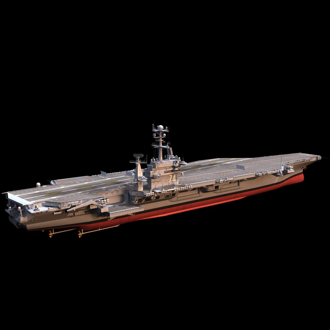 Cvn 74 C Aircraft Carrier 3d Obj