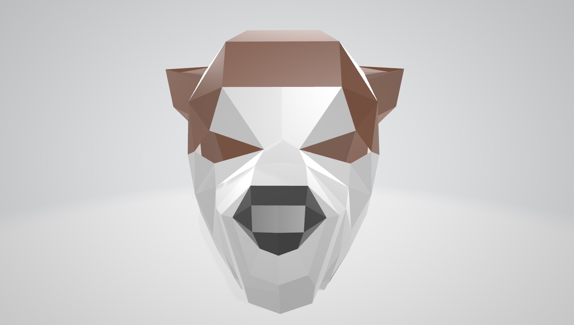 Free 3D Dog Pepakura Mask - TurboSquid 1608180