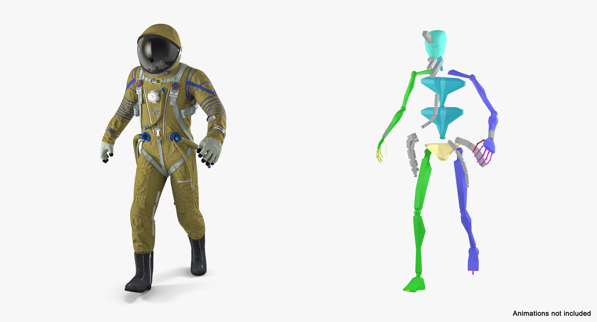 Strizh Space Suit Rigged 3D Model - TurboSquid 1177315