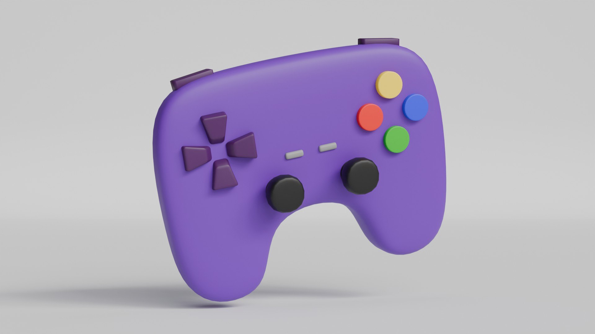 3D Cartoon Controller Game 3D Model - TurboSquid 2241946