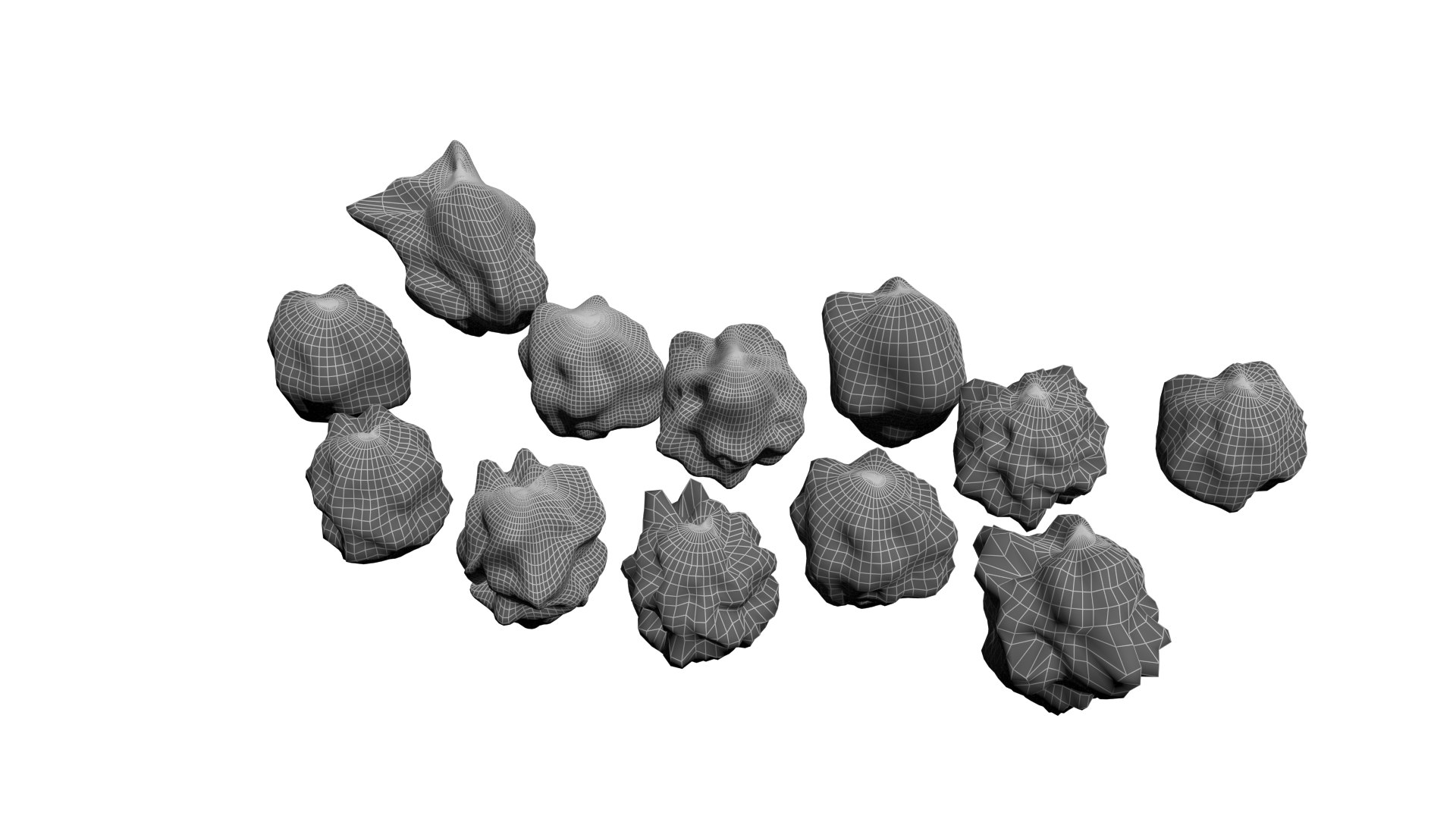 3D Bunch Rocks Model - TurboSquid 1310767