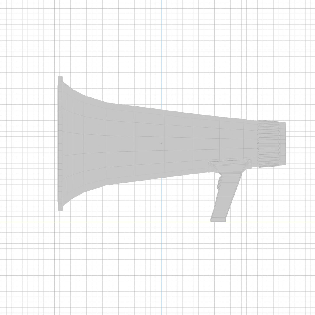 Megaphone 3D Model - TurboSquid 2367646