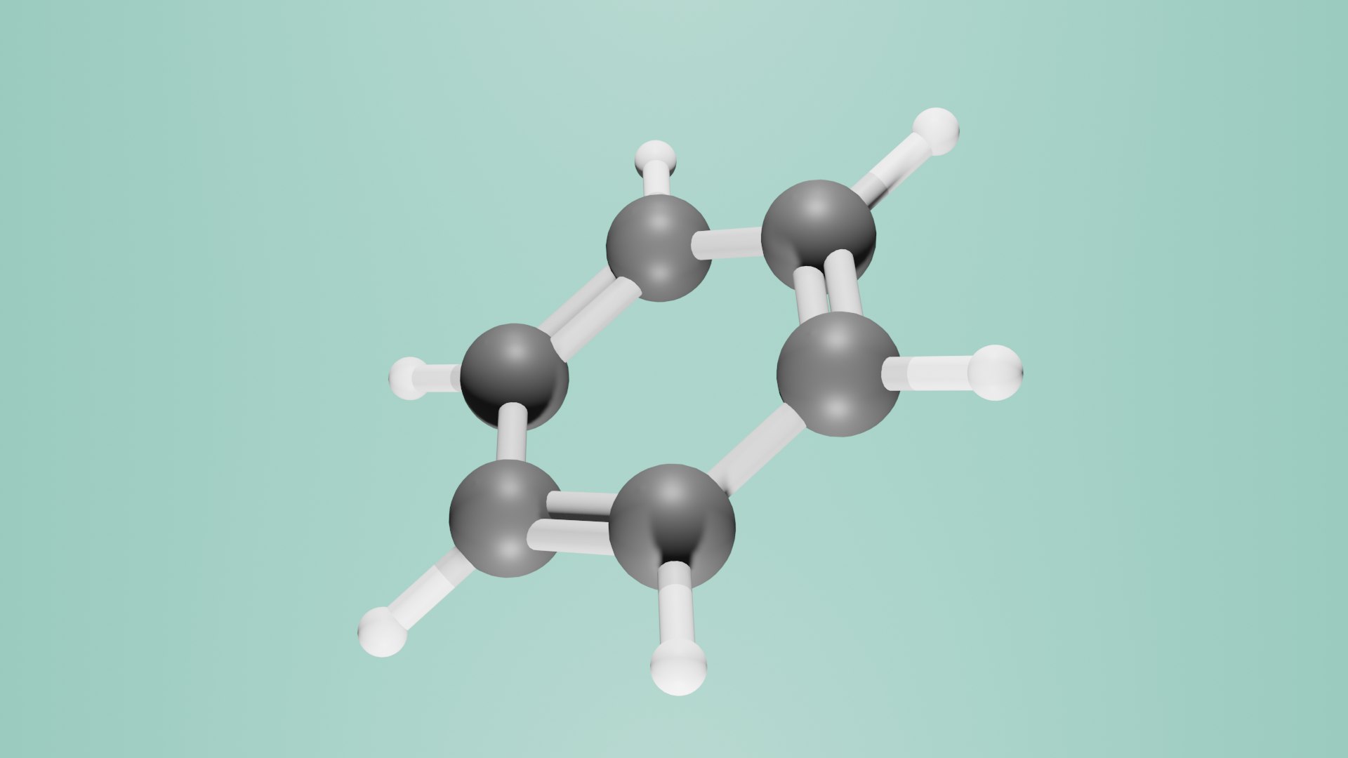 Free Benzene Molecule Model - TurboSquid 2025859