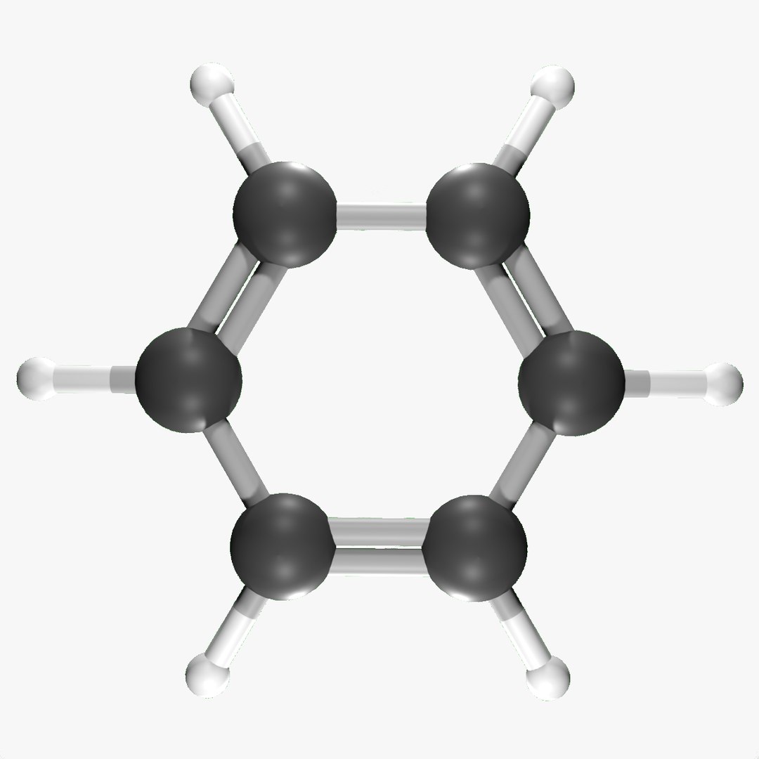 Free Benzene molecule model - TurboSquid 2025859