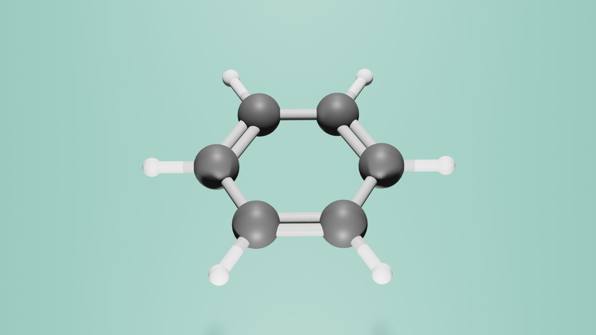 Free Benzene Molecule Model - TurboSquid 2025859