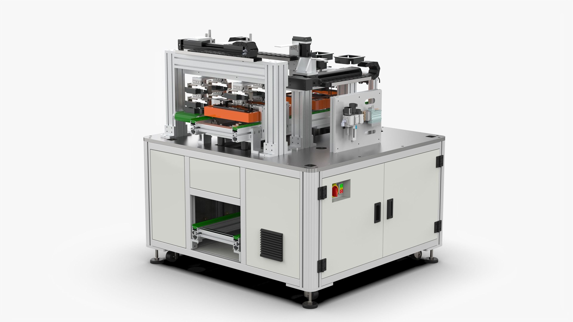 Automatic Glue Detection Stringing Machine Model - TurboSquid 2015633
