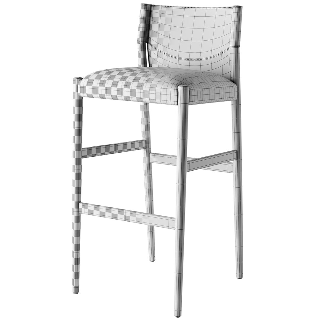 Sveva Stool By Porada 3D Model - TurboSquid 2048077