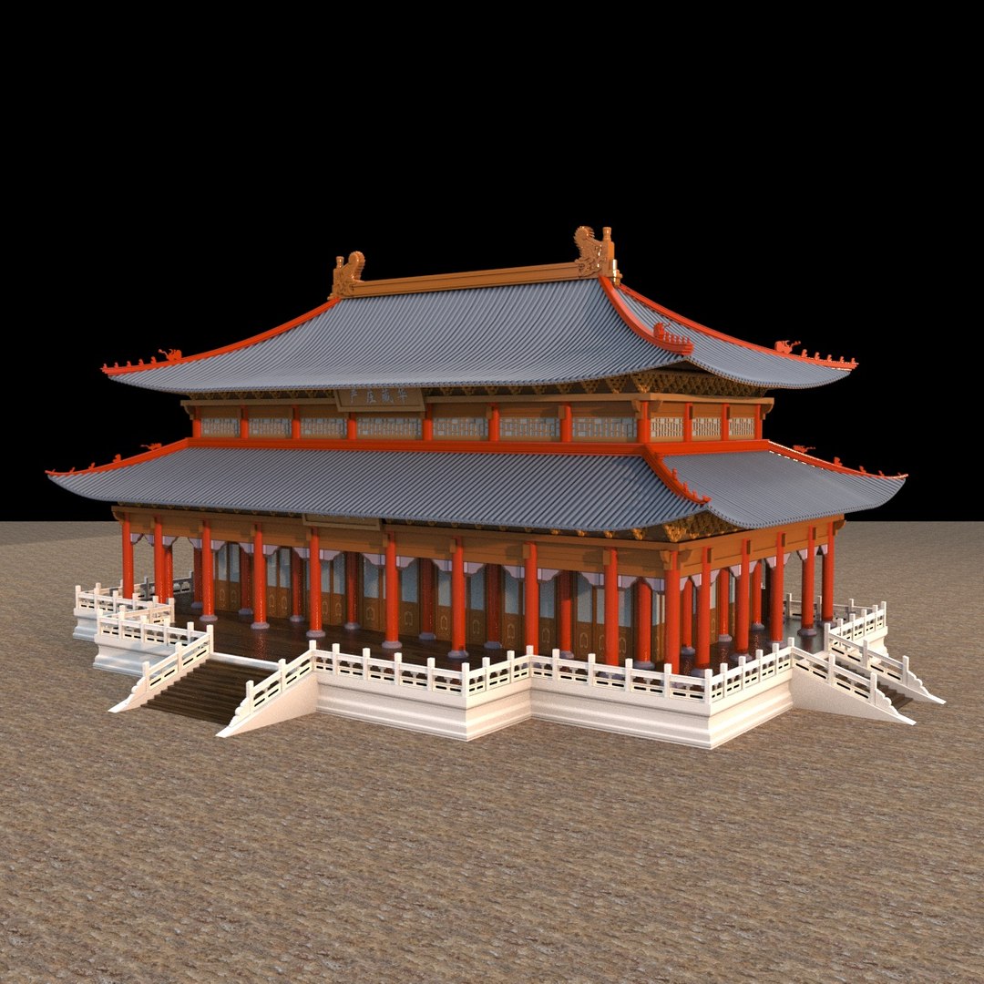 Chinese Ancient House 3D Model - TurboSquid 2013479
