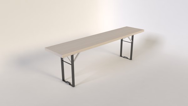 3d model banc bench