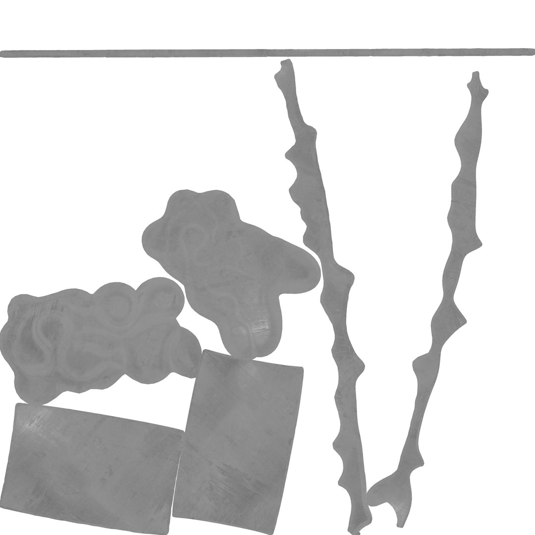 3D Chris Baas Figurative Wall Relief Model - TurboSquid 2287768