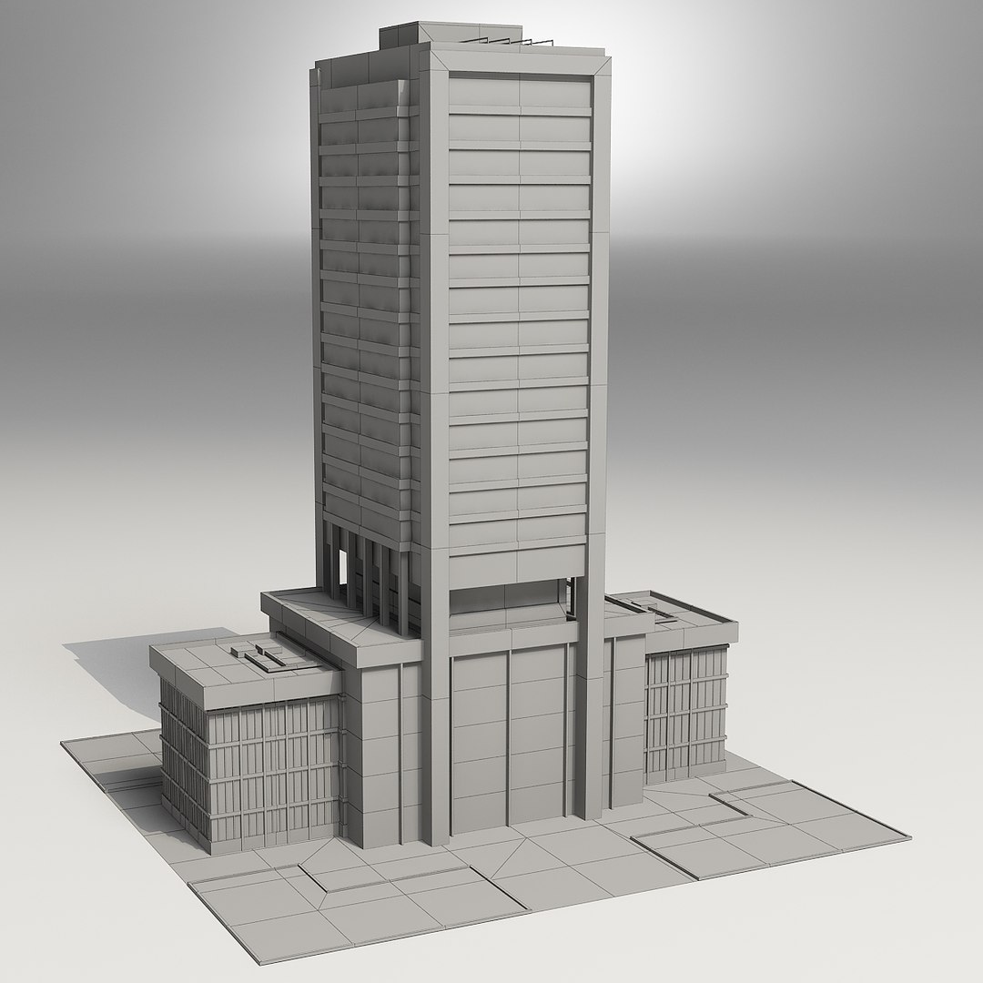 3d Skyscraper Business Center Model