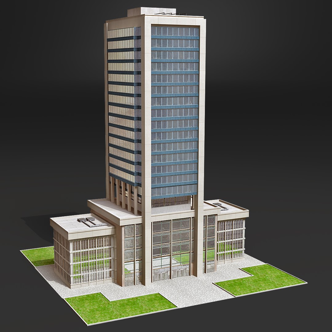 3d Skyscraper Business Center Model