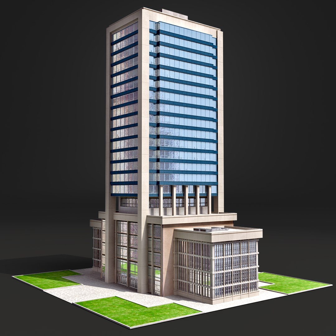 3d Skyscraper Business Center Model
